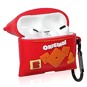 Oqplog for Airpod Pro for AirPods Pro 2019/Pro 2 Gen 2022 Case 3D Cute Fun Cartoon Funny Character Air Pods Pro Cover for Girls Women Teen Unique Kawaii Trendy Food Soft Silicone Cases – Chezz Cookie