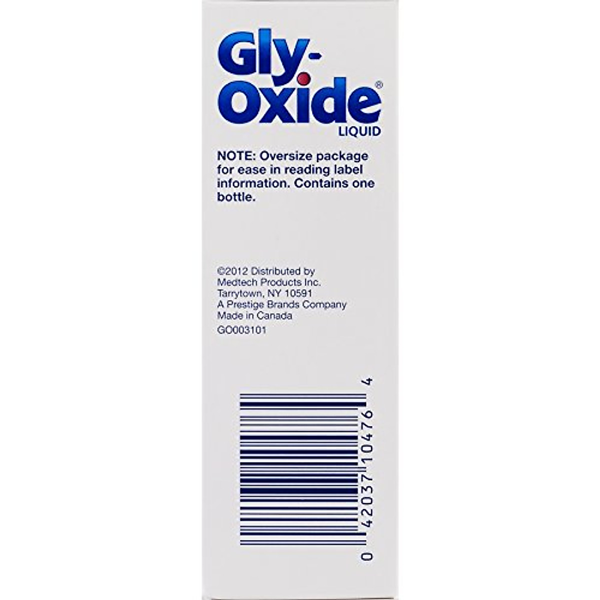 Gly-Oxide Alcohol-Free Antiseptic Mouth Sore Rinse, 2 oz, Packaging May Vary