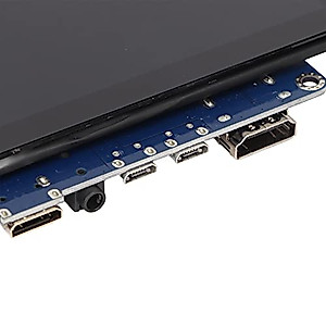 Sanpyl 10.1 Inch Touchscreen Monitor for RasPi, 1280X800 178 Degrees Visible Portable HDMI Monitor, Capacitive Display with VGA, Touch Interface, Audio Output, Power Interface