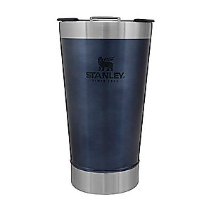 Stanley Classic Stay Chill Vacuum Insulated Pint Tumbler, 16oz Stainless Steel Beer Mug with Built-in Bottle Opener, Double Wall Rugged Metal Drinking Glass, Dishwasher Safe Insulated Cup