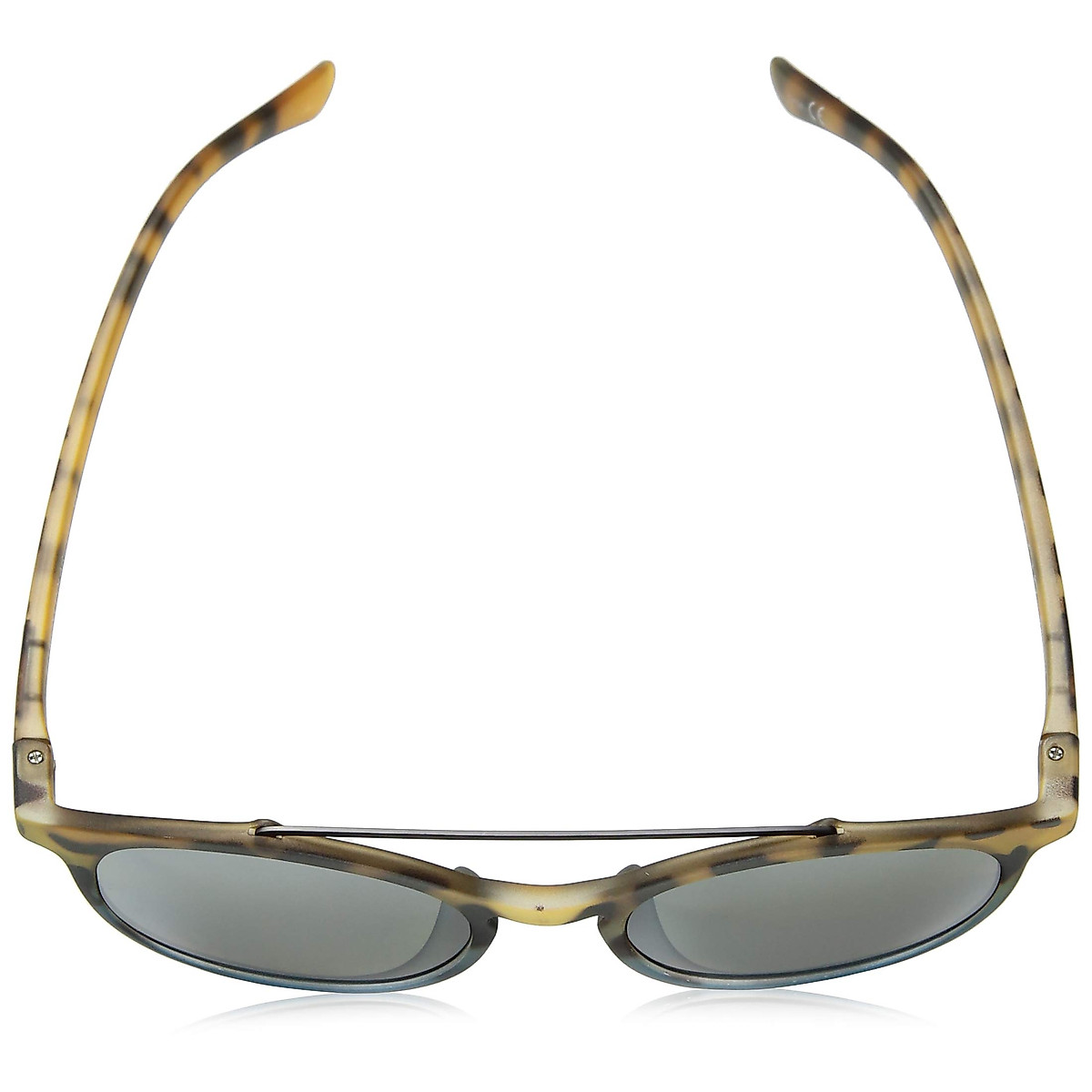 Suncloud Belmont Polarized Sunglasses, Matte Tortoise Blue Fade / Polarized Silver Mirror, One Size