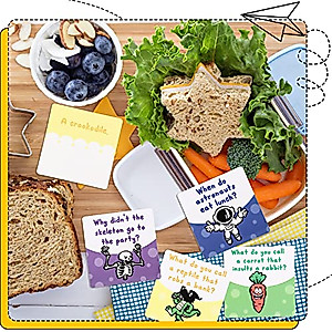 150 Lunch Box Jokes for Kids Lunchbox Notes for Kids Inspirational Motivational Funny School Lunch Notes Lunch Jokes Notes for Kids Boys and Girls Classroom Birthday Party Favor Supplies