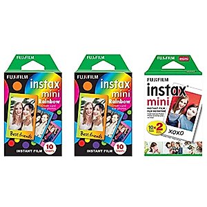 Fujifilm Instax Mini Dual Style Film Pack - 40 Photos
