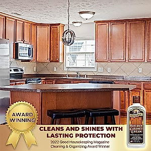 PARKER & BAILEY KITCHEN CABINET CREAM - Multisurface Wood Cleaner And Polish Furniture Quick Shine Restorer Protector Surface, House Cleaning Supplies Home Improvement 8oz