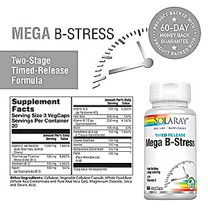 SOLARAY TwoStage Mega-B-Stress, 60 CT