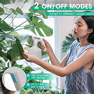 HAUSHOF 35 Fl Oz Battery Powered Sprayer Garden Mister, 1L Automatic Spray Bottle, Rechargeable Electric Spray Bottle with Adjustable Spout for Lawn, Indoor/Outdoor Plant, Fertilizing, Cleaning