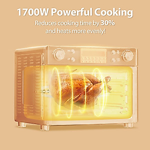 26 inch Toaster Oven Freestanding and Wall Mounted, Toaster Oven with Remote Control & Touch Screen, Adjustable Flame Color and Speed, Log/Crystal Options