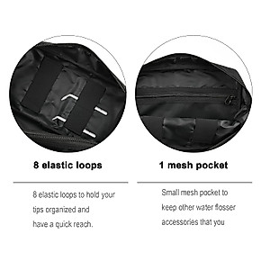 Beautyflier Water Dental Flossers Carrying Bag, Protective Case Carrying Pouch Cover Bag for Waterpik Cordless Advanced Water Flosser WP-560/562 /563/567/569/450 /440