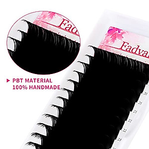 Eyelash Extensions C Curl Individual Lashes Not Easy Fans 0.07mm 20-25mm Mixed Tray Faux Mink Eyelash Extension Supplies Classic Lash Extensions Professional Salon Use by FADVAN (0.07mm-C, 20-25mm)