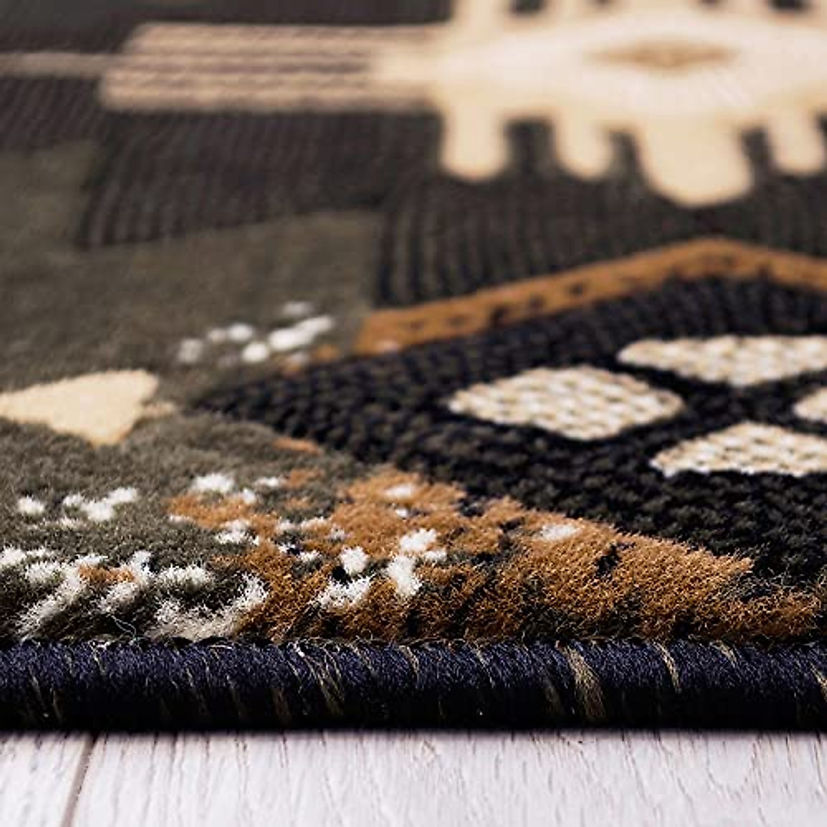 YHSF South West Native American Area Rug C318 (Sage Green, 2 Feet x 3 Feet 4 Inches)