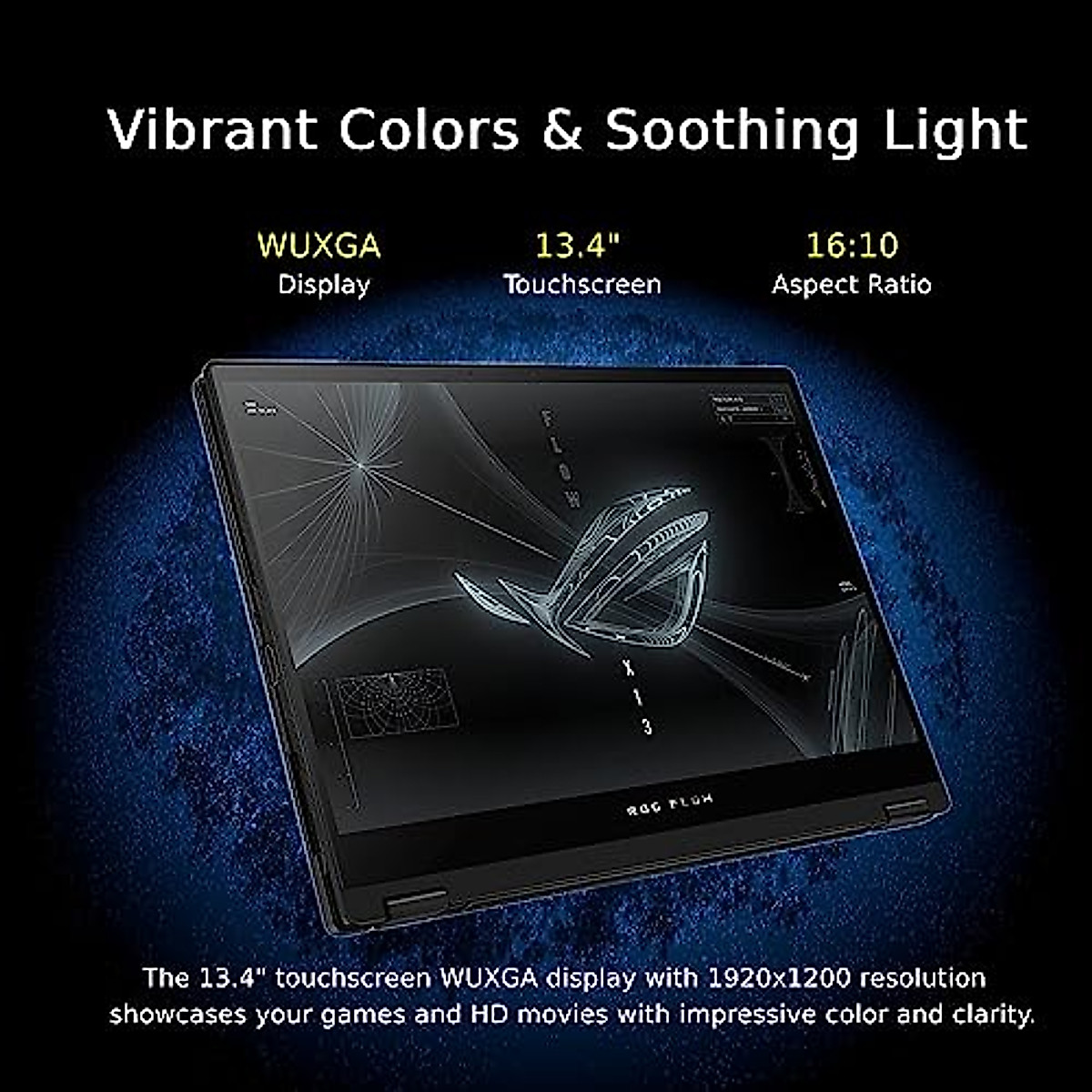ASUS ROG Flow 13.4" X13 2-in-1 Touchscreen Gaming Laptop, AMD Ryzen 9 6900HS, 16GB RAM, 1TB SSD, NVIDIA RTX 3050 & XG Mobile Dock GC32L AMD RX 6850M XT, Backlit Keyboard, FP Reader, Win 11 Pro, Black