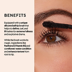 Winky Lux ExtravaLash Mascara, Voluminous Mascara and Lengthening Mascara - Black Mascara Eye Makeup