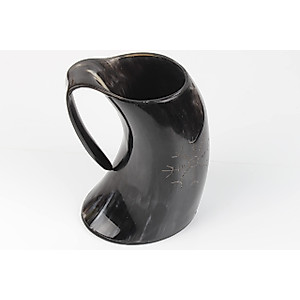 Father's Day Gifts Premium Original Viking Drinking Horn Mug Premium Viking Beer Tankard | Ideal for Beer Lovers-Wine-Mead & Ale | Nordic Inspired Drinking Mug