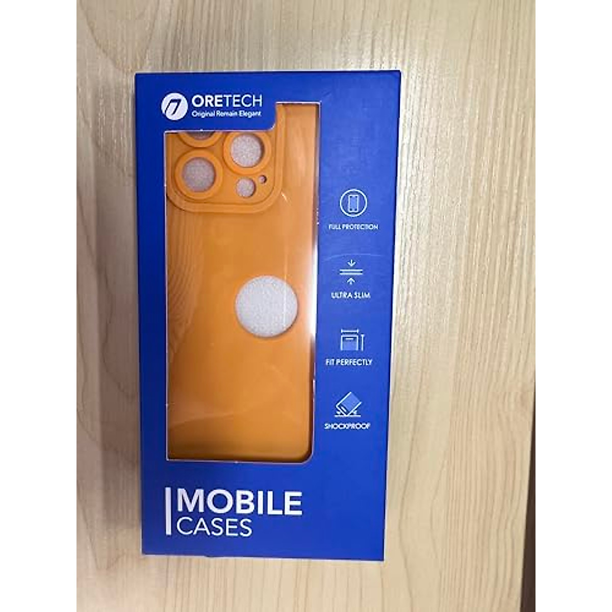 ORETECH for iPhone 13 Pro Max Case, with [2 x Screen Protectors] [15 Ft Military Grade Drop Test] [Camera Protection] 360° Shockproof Slim Thin Phone Case for iPhone 13 Pro Max Cover 6.7" - Yellow