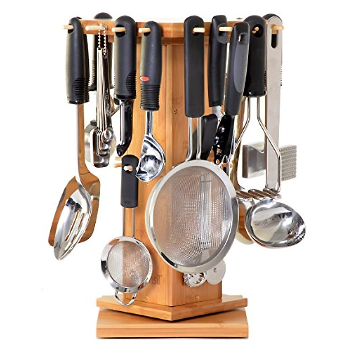 Rotensil Rotating Kitchen Utensil Organizer. Rotating Utensil Holder