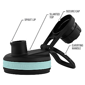 Tempercraft 22 oz Vacuum Insulated Sport Bottle | Custom Laser Engraved Options | Stainless Steel, Double-Walled, Wide Mouth (Plum - Custom)