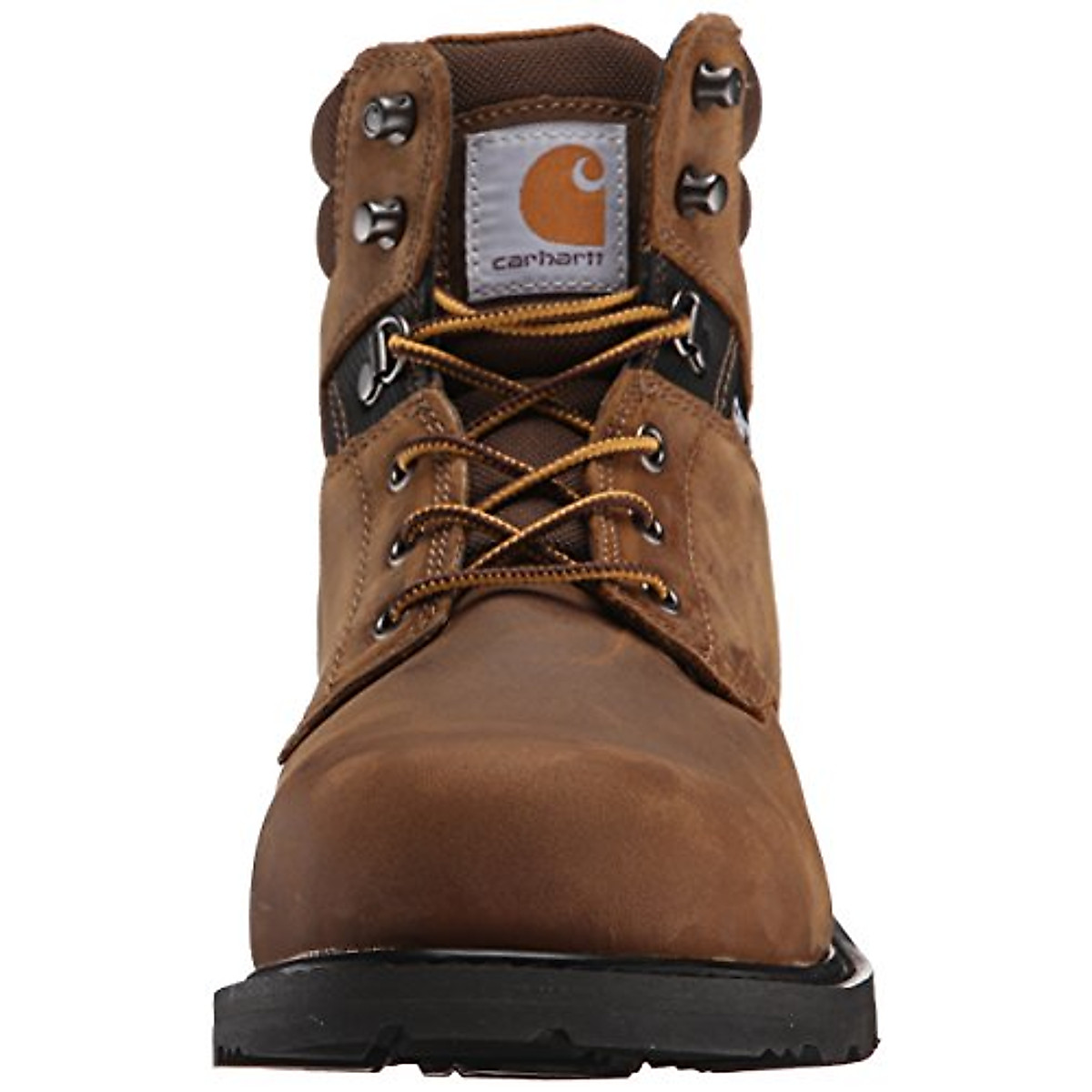 Carhartt Men's Traditional Welt 6" Steel Toe Work Boot Construction, Crazy Horse Brown Oil Tanned, 11