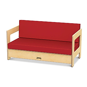 Jonti-Craft 0375JC Living Room Couch, Red