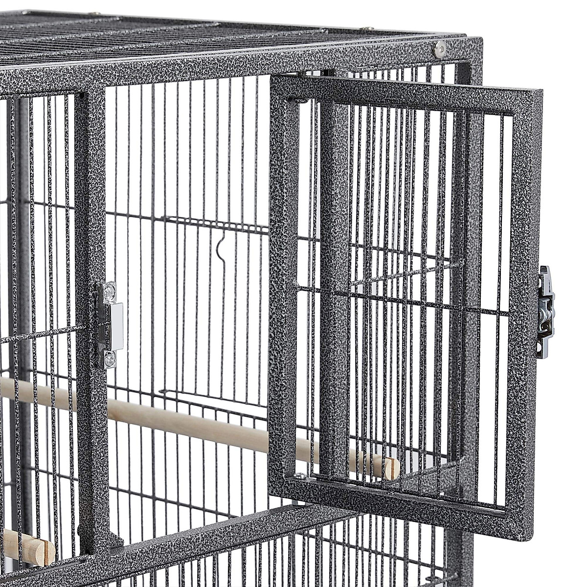 Topeakmart Divided Breeder Parakeet Canary Lovebird Finch Budgie Bird Cages W/Rolling Stand 1 Pack