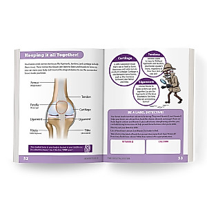 Know Yourself - The Skeletal System: Adventure 2, Human Anatomy for Kids, Best Interactive Activity Workbook to Teach How Your Body Works, STEM & STEAM, Ages 8-12 (Systems of the Body)