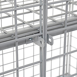 Global Industrial Wire Mesh Security Cage, 36 x 24 x 72