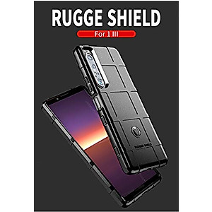 CCSmall Sony Xperia 1 III Phone Case,Heavy Duty Shockproof Military Grade Drop Tested Field Protective Phone Case Super Sturdy Bumper Full Body Rugged Hard Cover for Sony Xperia 1 III HD-Blue