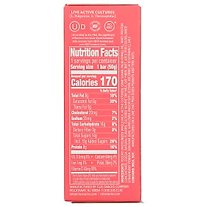 Clio Bar RFG Yogurt Greek Strawberry, 1.76 Oz