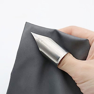 Lapel Tool, Stainless Steel Thumber Point Turner Lapel Tool for Sewing Quick and Efficient Tool for Turning Collars, Cuffs, Pockets and Belts, Sewing Notions and Supplies (Large)