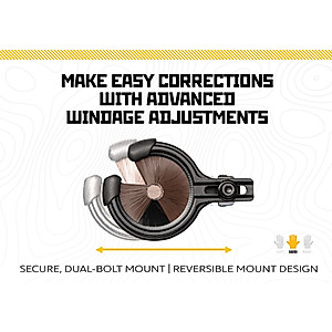 Trophy Ridge Quick Shot Whisker Biscuit Archery Arrow Rest, Right Hand, Large