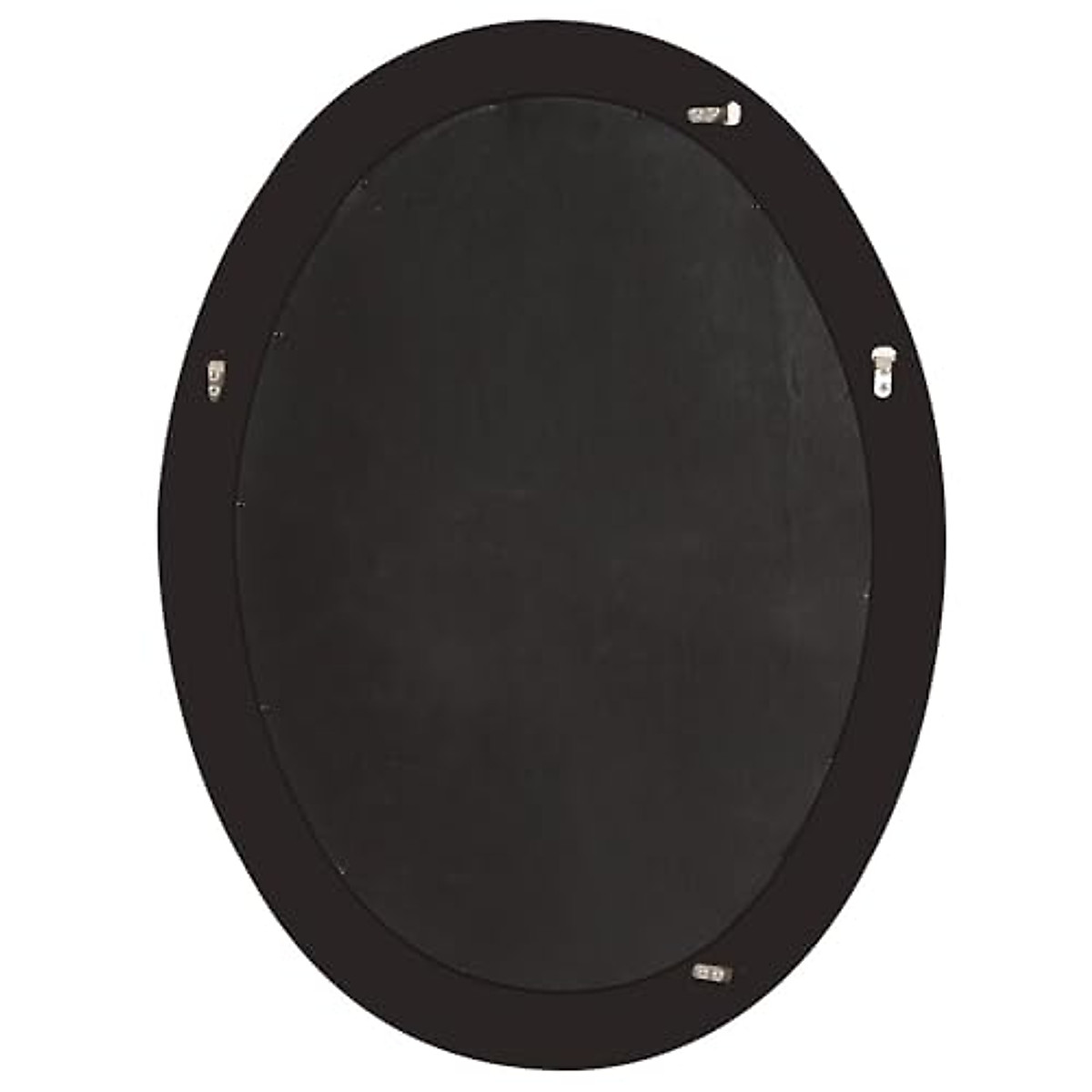 Howard Elliott Queen Ann Oval Antique Gold Leaf Wall Mirror, Oval Bevelled Hanging Wood Framed Vanity Mirrors for Home Decor, Living Room, Bathroom, Bedroom, or Hallway, 25 x 33 Inch