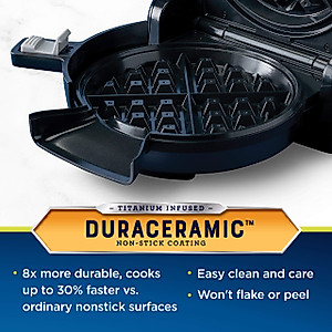 Oster 2102601 Vertical Waffle Maker, One Size, Black