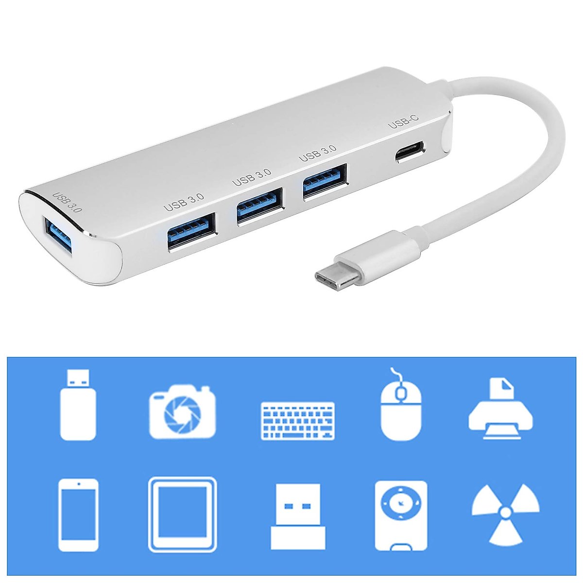 💕Romantic Valentine's Day💕 Multifunction Fast Charging Durable Convenient Portable USB‑C Hub, Hub Converter, Mobile Phones for Tablets