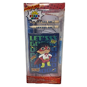 Ryan's World Art Box Set in Acetate Box (Marker,Pen,Eraser,Pencil Case & More)