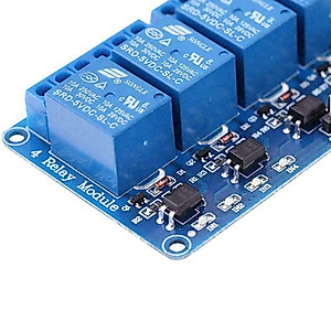 Gump's grocery 5V 4 Channel Relay Module with Optocoupler for Arduino UNO R3 MEGA 2560 1280 DSP ARM PIC AVR STM32 Raspberry Pi