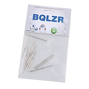 BQLZR 1MM Silver Extended Gems Drill Bits Bowlder Pearls Jewelry Agates Hole Drill Bits Coated Pack of 10