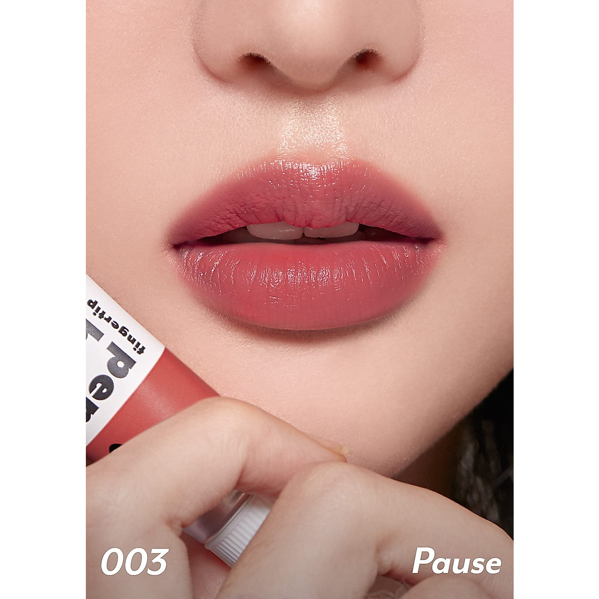 I'M MEME Multi-use Lip and Cheek Tint - Pep! Balm | Wtih Shea Butter, Gift, Liquid Blush and Lip Paint, Travel-Friendly, 003 Pause, 0.52 Oz