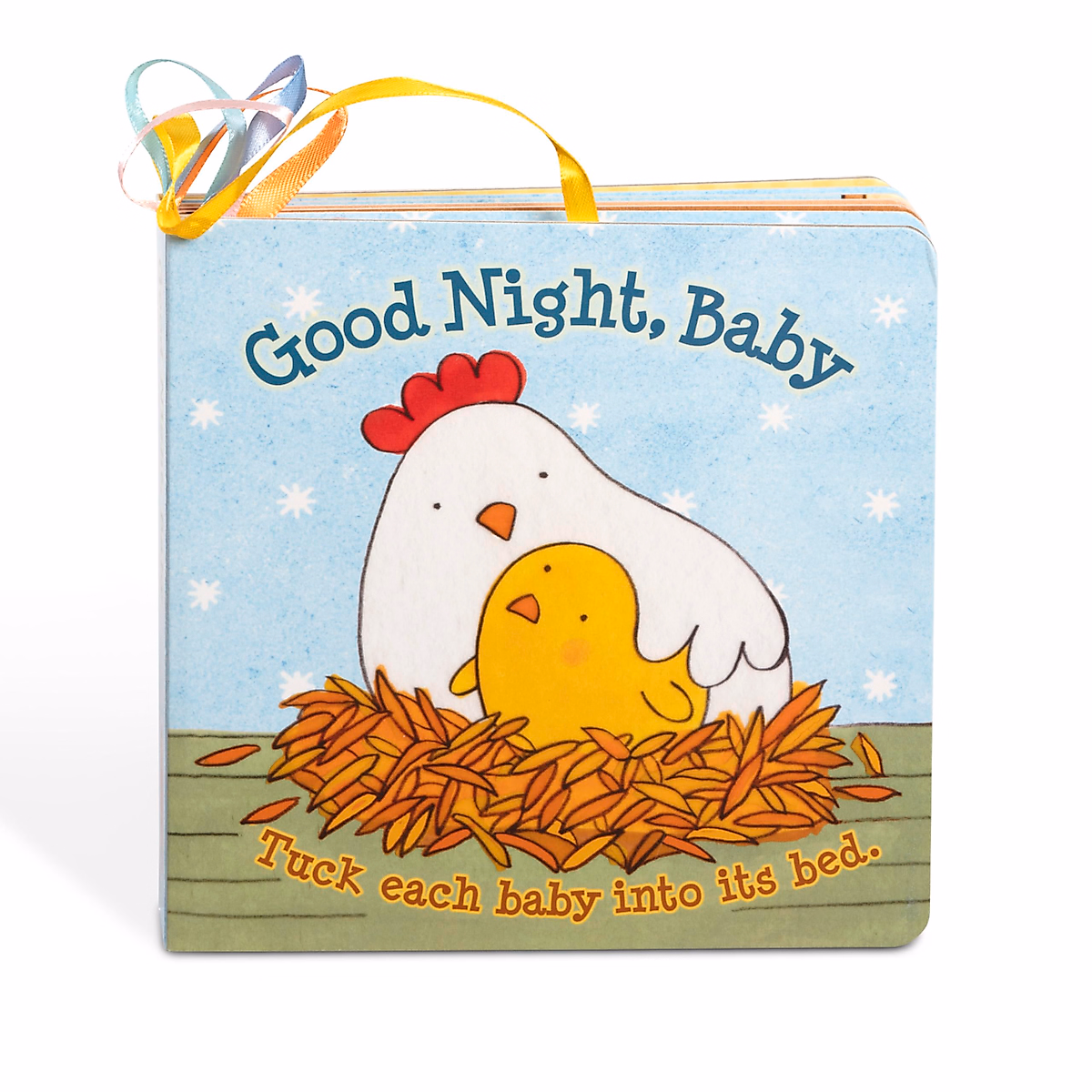 Melissa & Doug Children's Book - Good Night, Baby (Board Book with 5 Play Tags to Tuck into Pockets)