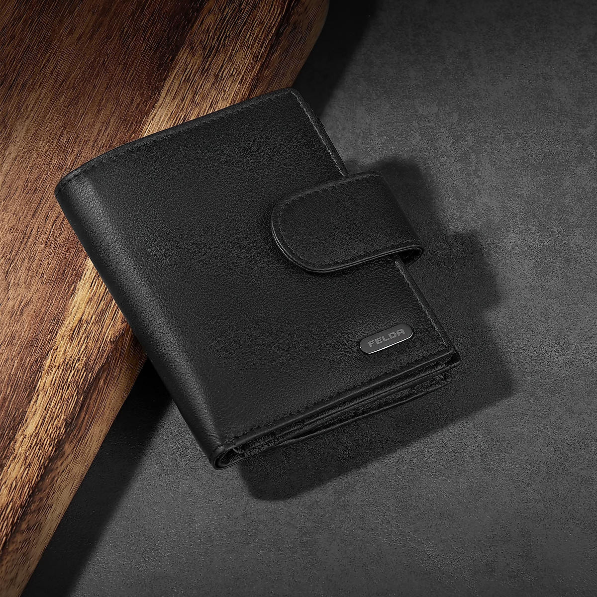 Felda RFID Small Womens Purse - Ladies Wallet Genuine Leather - Gift Box