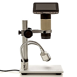 Opti-Tekscope OT-M HDMI Microscope Macro Camera Magnifier | True Digital HD Imaging at 4032 x 3024 Pixel Resolution | 300x Zoom Magnification | Windows 10 Camera App Plug and Play
