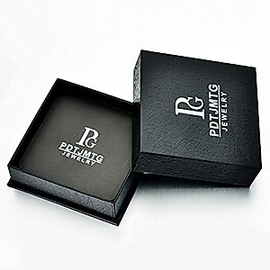 PDTJMTG Compass Necklace for Men Sterling Silver Men's Compass Necklace