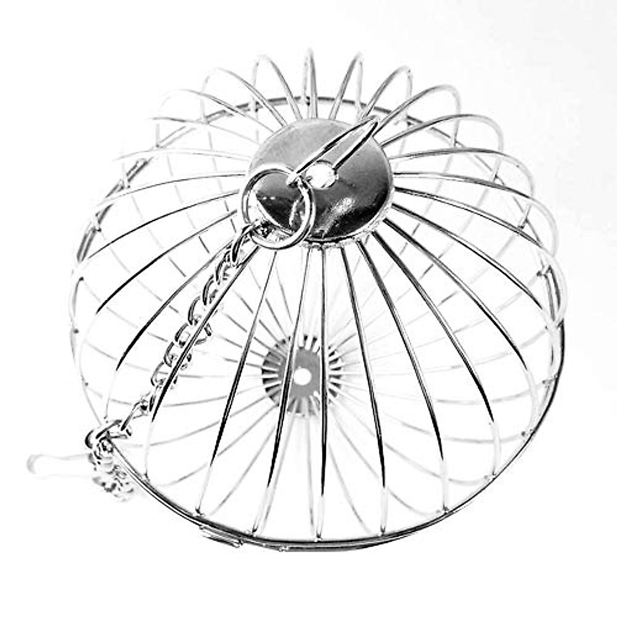 Tfwadmx Rabbit Hay Feeder, Grass Play Hay Ball Chew Toy Stainless Steel Food and Grass Frame Bowls, Small Animals Hay Manger Dispenser for Hamsters Gerbils Chinchillas Guinea Pigs