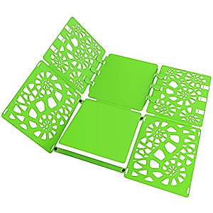 BoxLegend T Shirt Folder V2-Plus Clothes Folding Board Laundry Organizer Durable Plastic to Fold Clothes Green