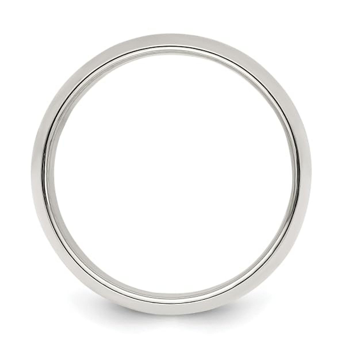 IceCarats 925 Sterling Silver 9mm Half Round Plain Classic Wedding Band Ring Size 9