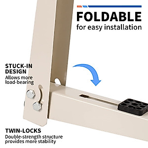 LILIJIA Mini Split Wall Mounting Bracket for 9000-36000 BTU Ductless AC/Heating System, Heavy Duty Condenser Mounting Brackets