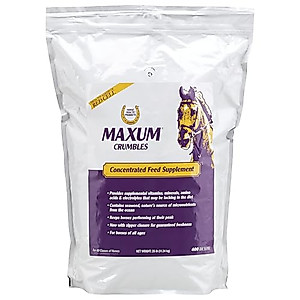 Horse Health Maxum Crumbles Concentrated Feed Supplement for Horses, Provides a Wide Range of Beneficial nutrients for Today's Equine Athlete 25 Pound