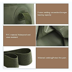 Collapsible Bucket, Camping Water Storage Container, Large Capacity (Green)