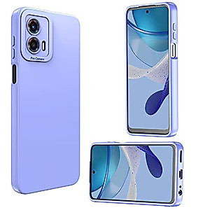 Compatible with Moto G 5G 2023/2024 Case: Liquid Silicon Protective Military Grade Armor G 5G Case,Heavy Duty Protection Phone Cases for g 5G (Violet, Compatible with Moto g 5g 2023)
