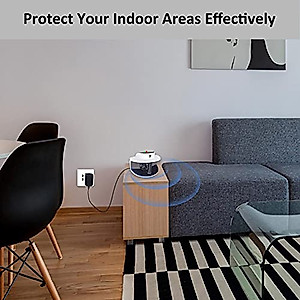 Diaotec Squirrel Repeller Ultrasonic Repellent Plug in Mouse Rodent Deterrent with 4 Modes for Rats Squirrel Mosquito Spider Mites Bugs Cockroach-Safe for Pet