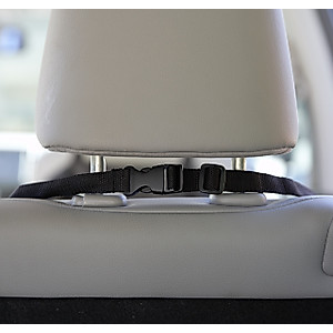 Cheekie Monkie Super Seat Protection Mat, Auto Seat Protector (Seat Cover) with Waterproof Material, Extra Strength Non-Slip Backing, and Sturdy Foam Pads Fits Most Vehicles