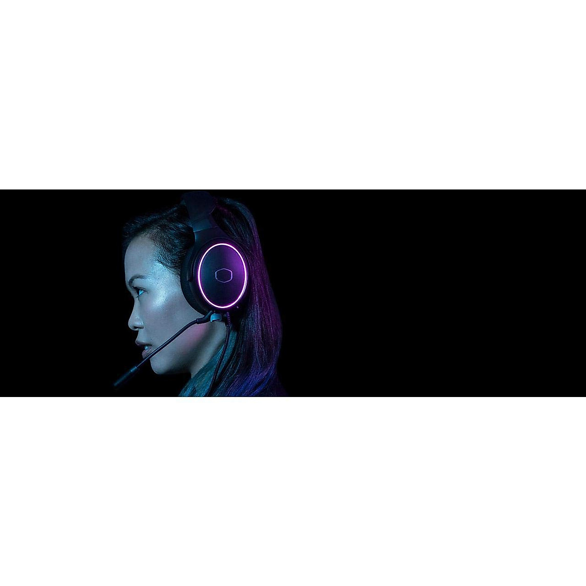 Cooler Master MH650 Gaming Headset with RGB Illumination, Virtual 7.1 Surround Sound, Durable Aluminum Frame, Detachable Omni-Directional Boom Mic, USB Connectivity (MH-650)